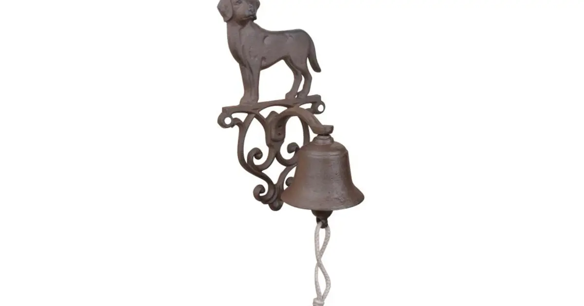 Esschert Design deurbel hond in gietijzer - Esschert Design deurbel ...